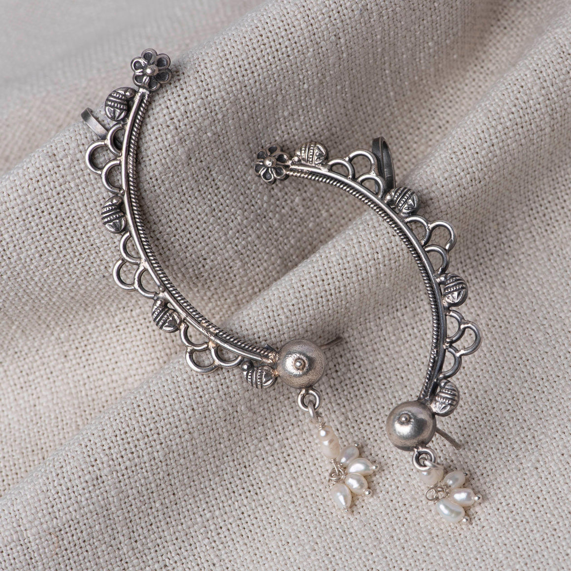 Studs / Bugdi / Karnphool – Angaja Silver